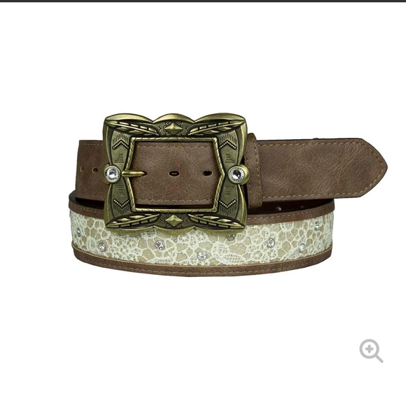 Catchfly | Accessories | Nwot Beautiful Leather Lace Belt By Catchfly ...